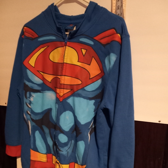DC Comics | Jackets & Coats | Superman Dc Character Mask Hoodie With ...